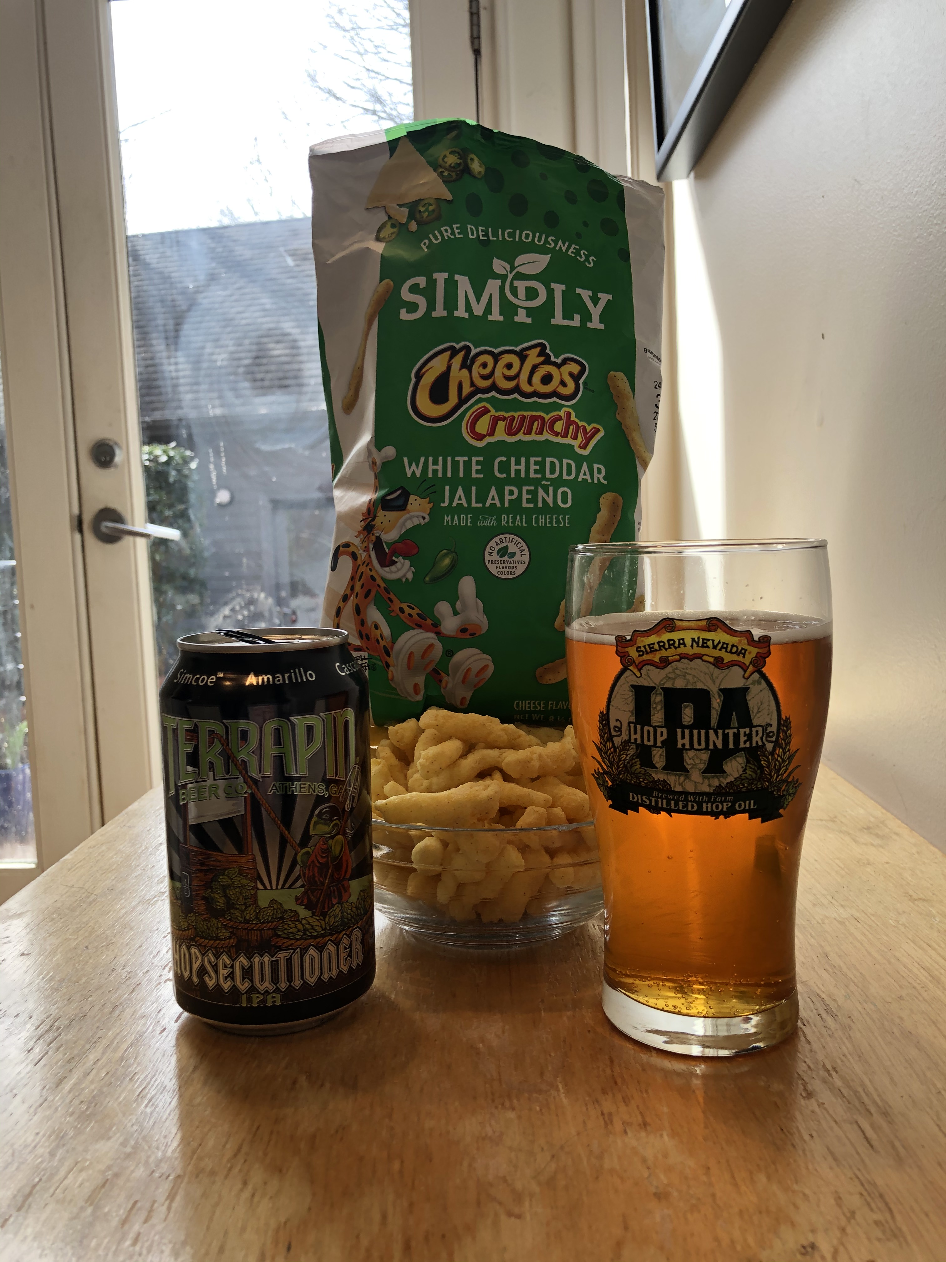 Beer & Chips Paring: Terrapin Beer Co. Hopsecutioner IPA & Cheetos ...
