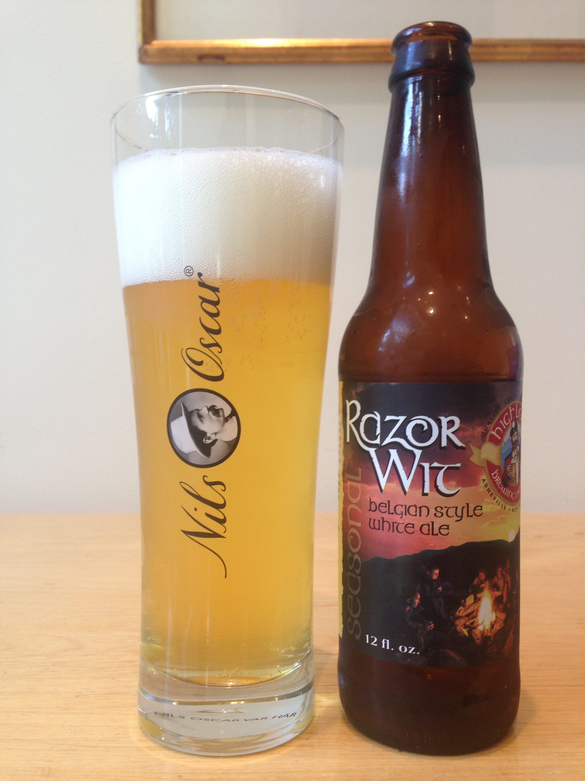 Throwback Thursday: Highland Brewing Company Razor Wit Belgian-Style ...