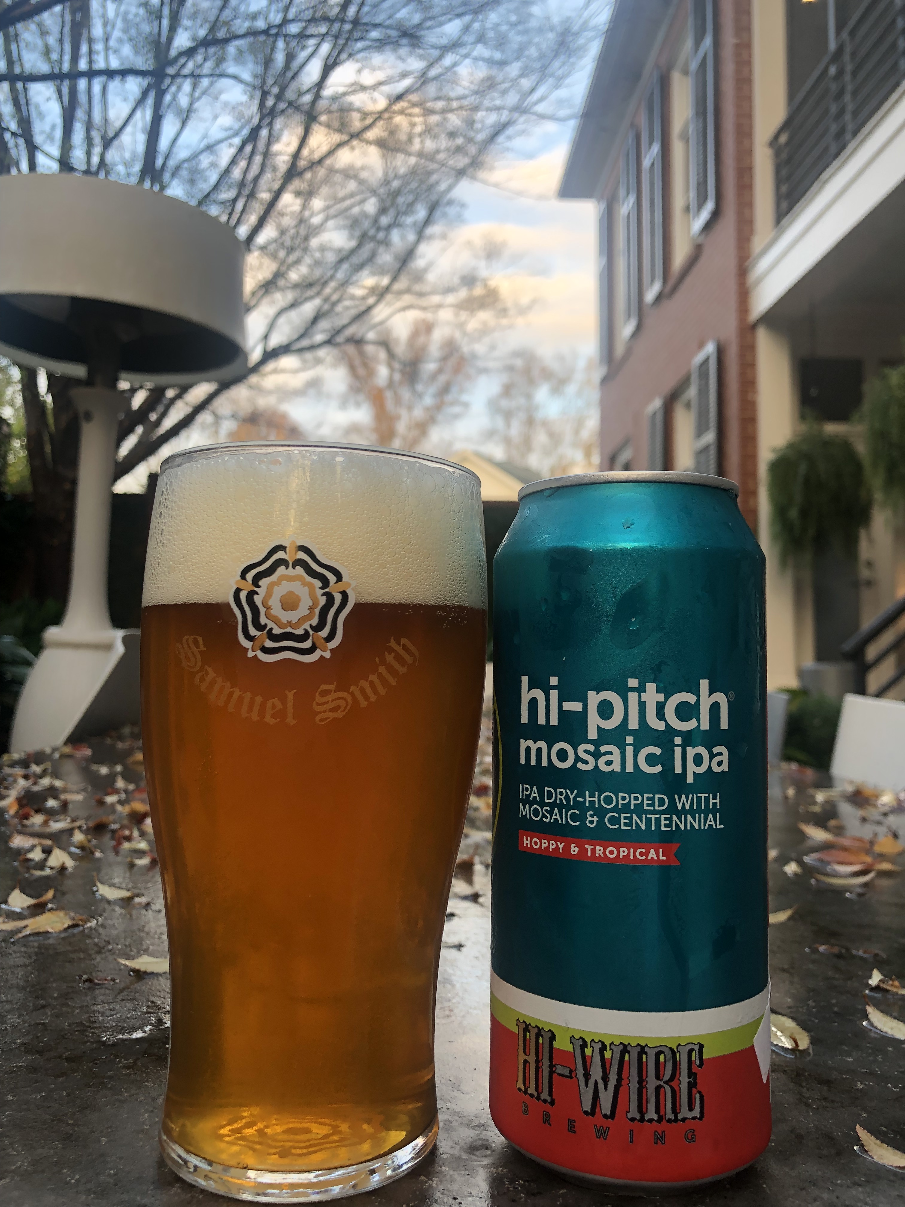Hi-Wire Brewing hi-pitched mosaic IPA – Best Beer Blog