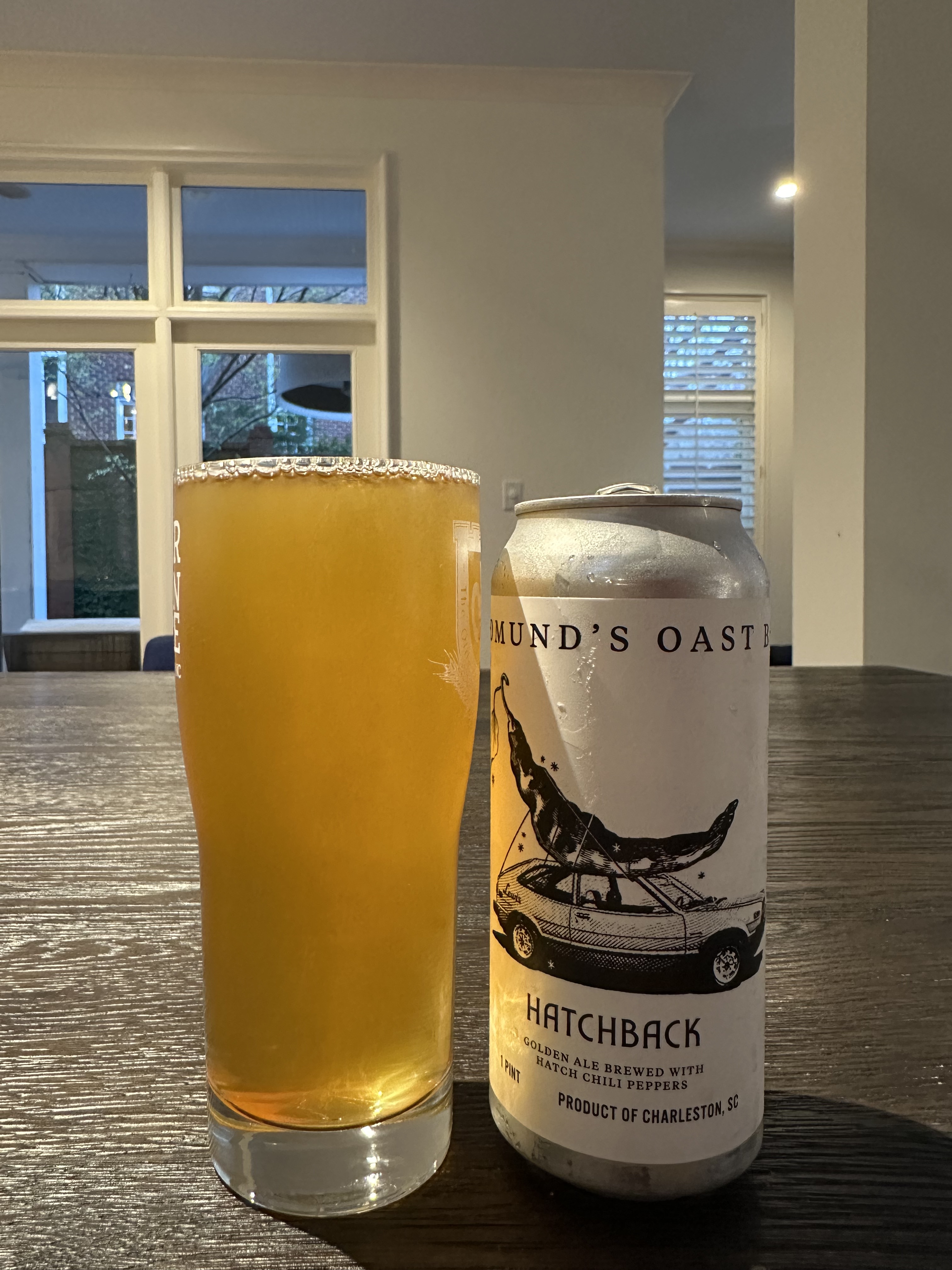 Edmund’s Oast Brewing Co. Hatchback, Golden Ale with Hatch Chili ...