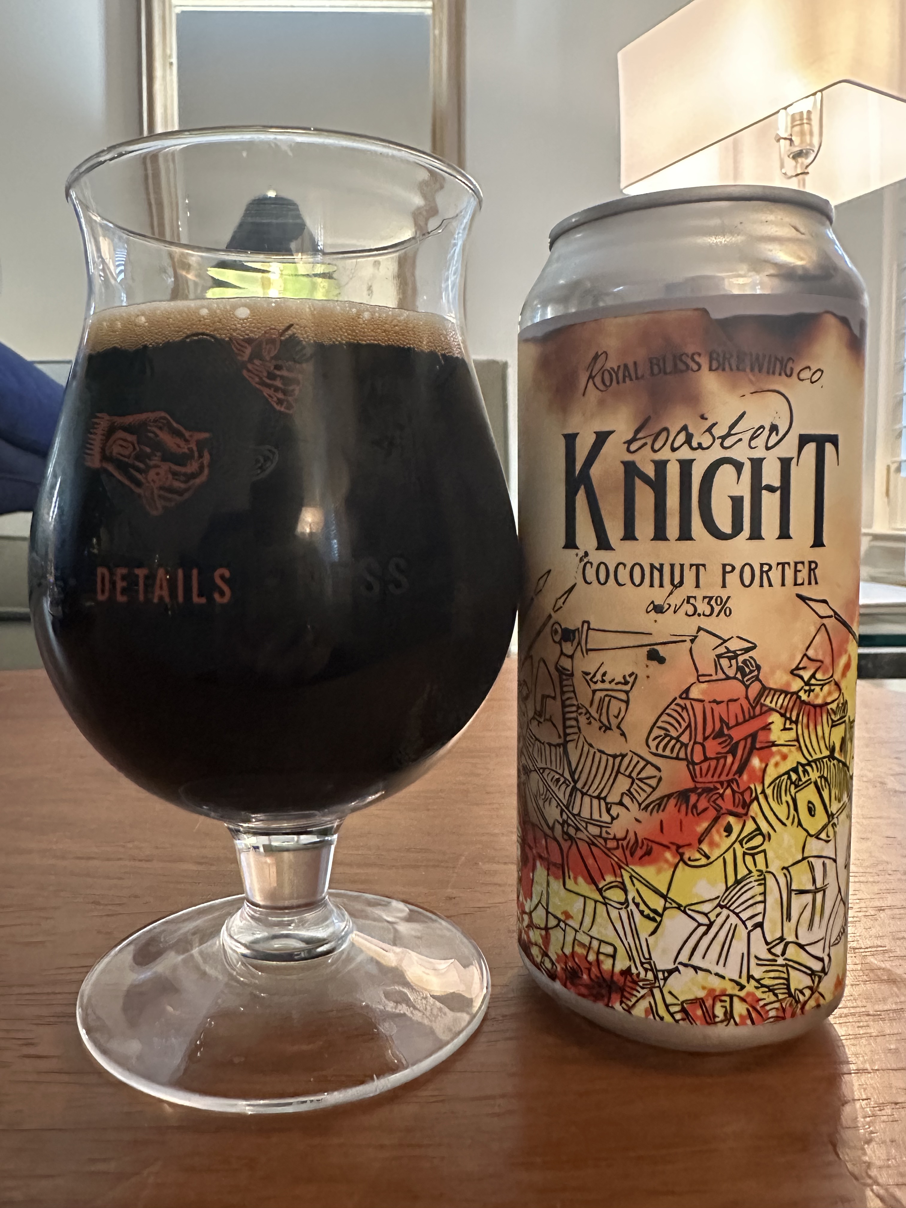 Royal Bliss Brewing Co. Toasted Knight Coconut Porter – Best Beer Blog